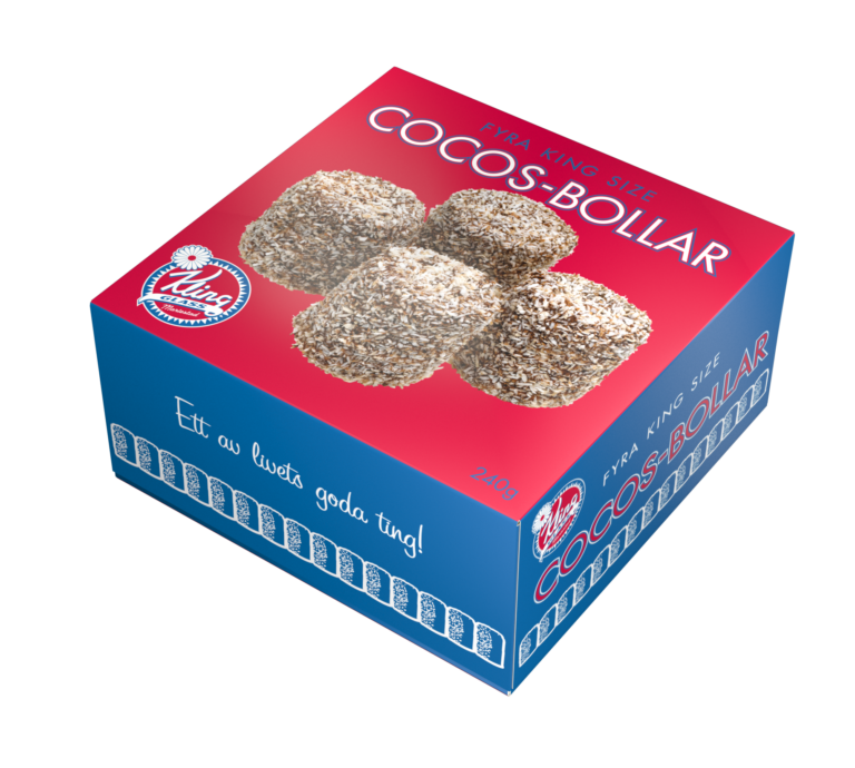 Cocosbollar 4-p - Kling Glass