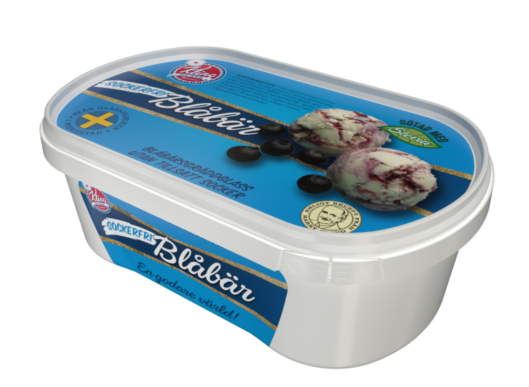 Sockerfri blåbär - Kling Glass